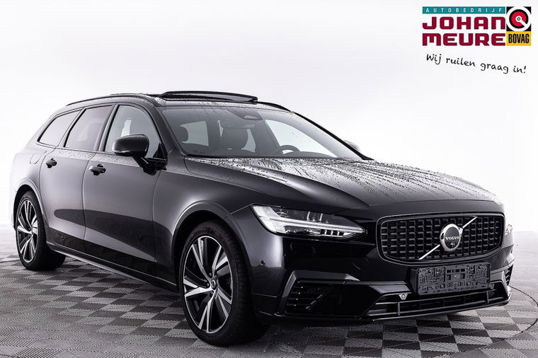 Volvo V90 T6 AWD Recharge Plus Dark Long Range | PANORAMADAK | LEDER ...