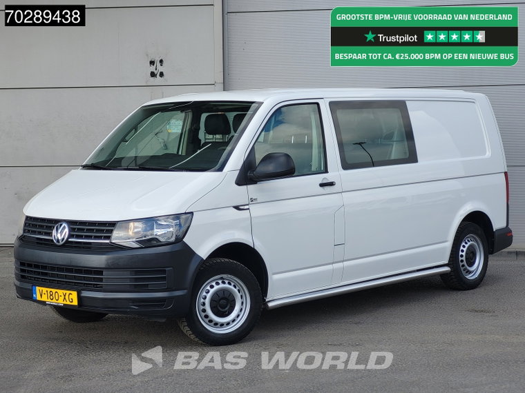 Volkswagen Transporter Dubbel Cabine L2H1 Airco Cruise Euro6 DC Doka ...